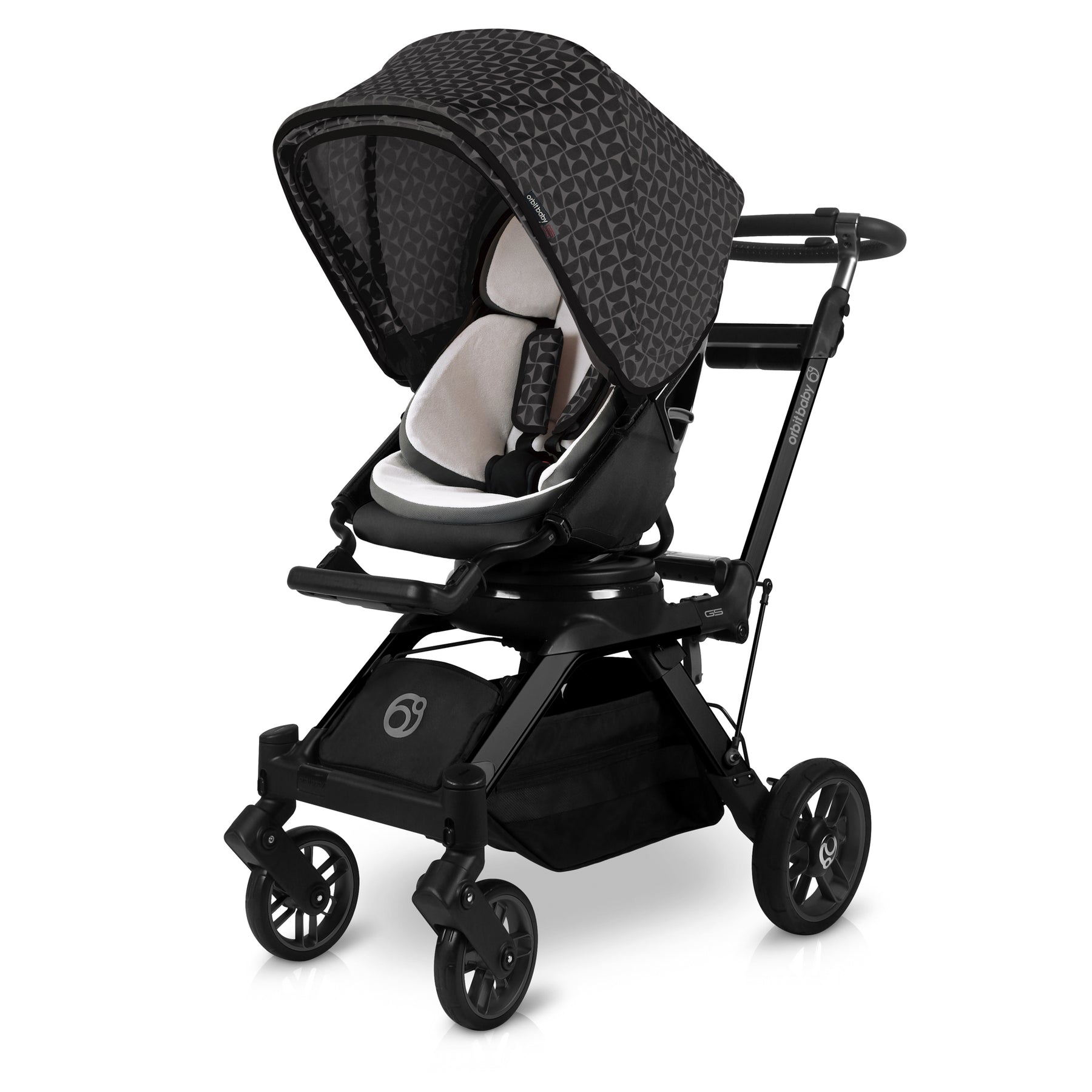 Stroller Canopy in Mosaic Black – Orbit Baby