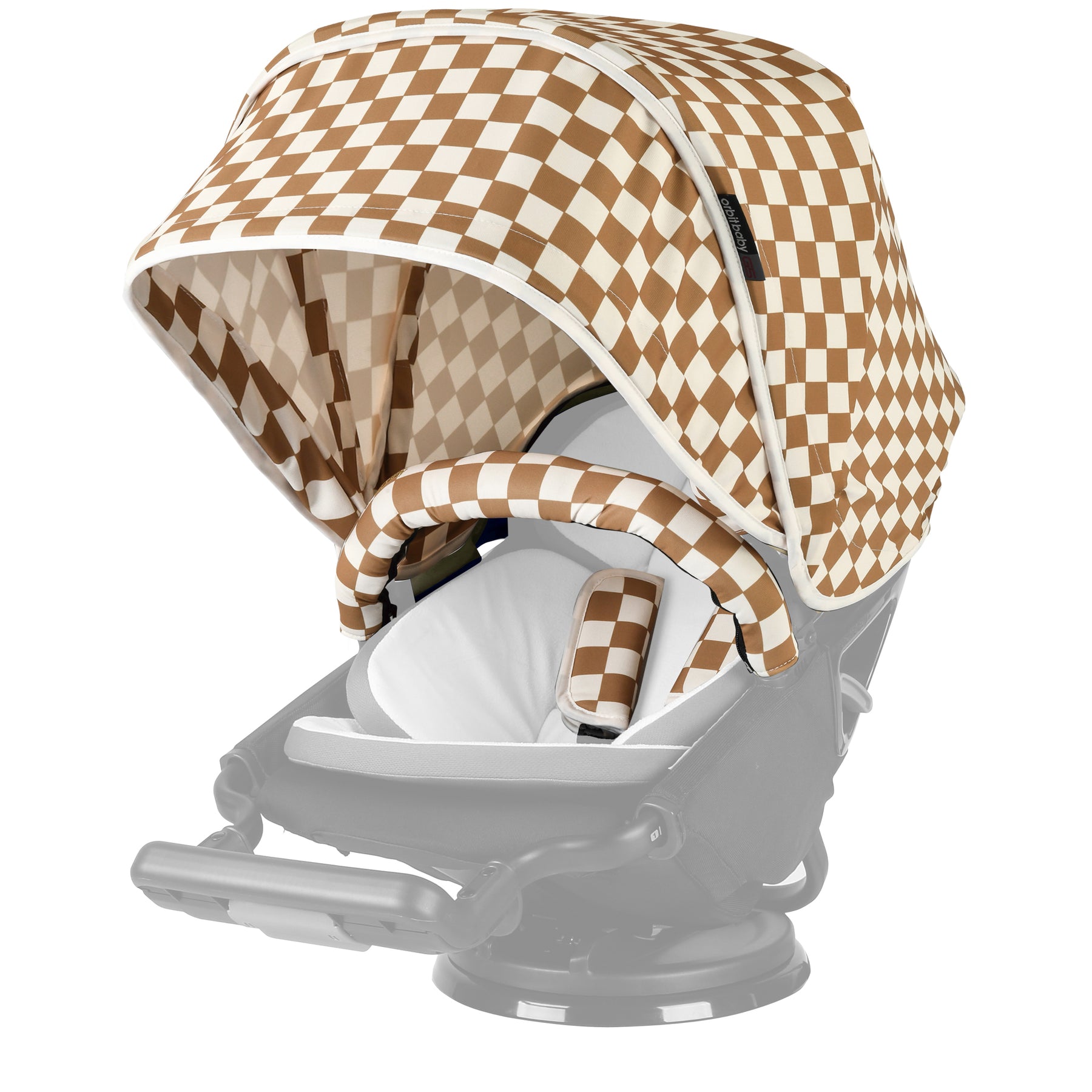 Stroller Canopy in Chestnut Check – Orbit Baby