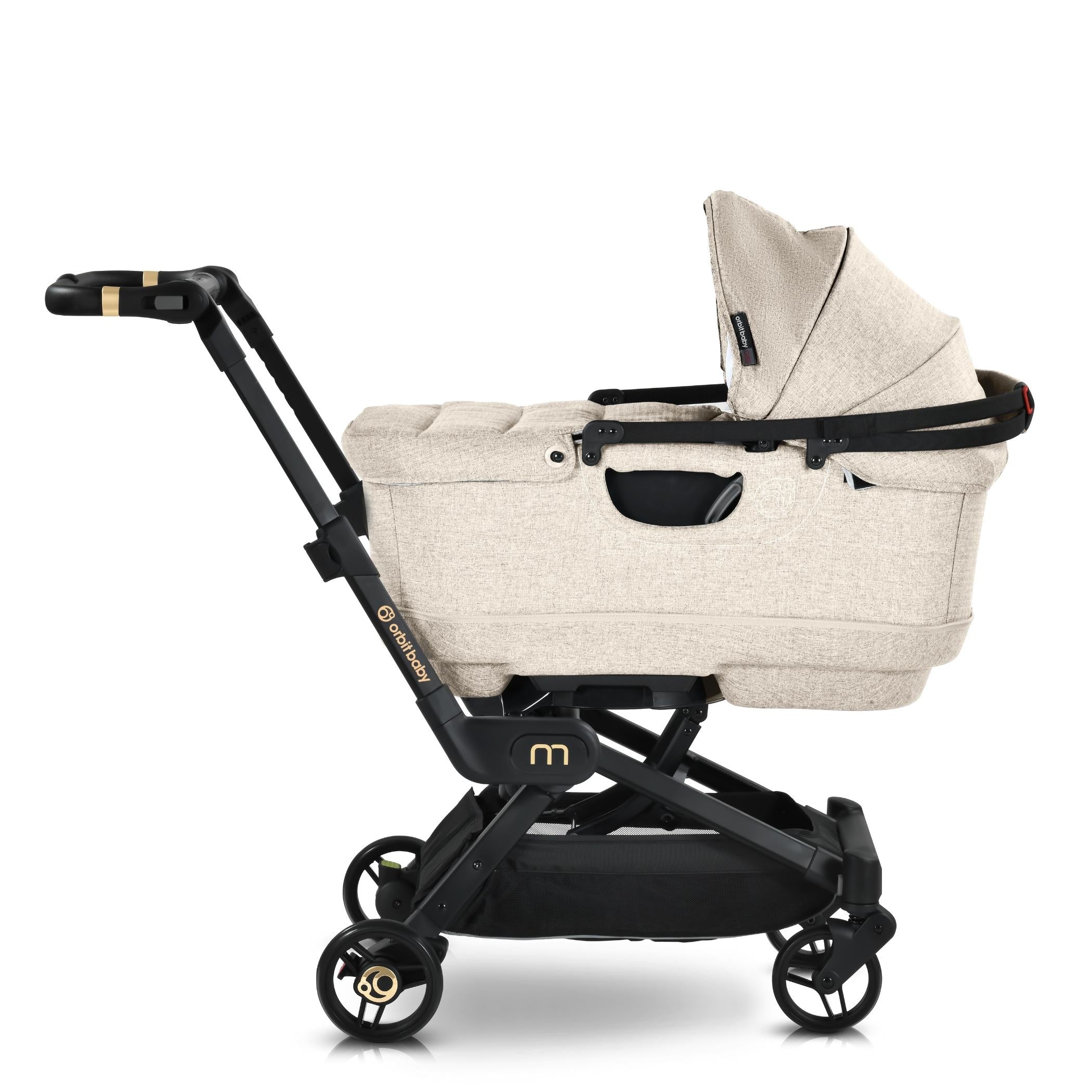 Orbit Baby M+ Stroll & Lounge Travel System - Stroller & Bassinet Combo