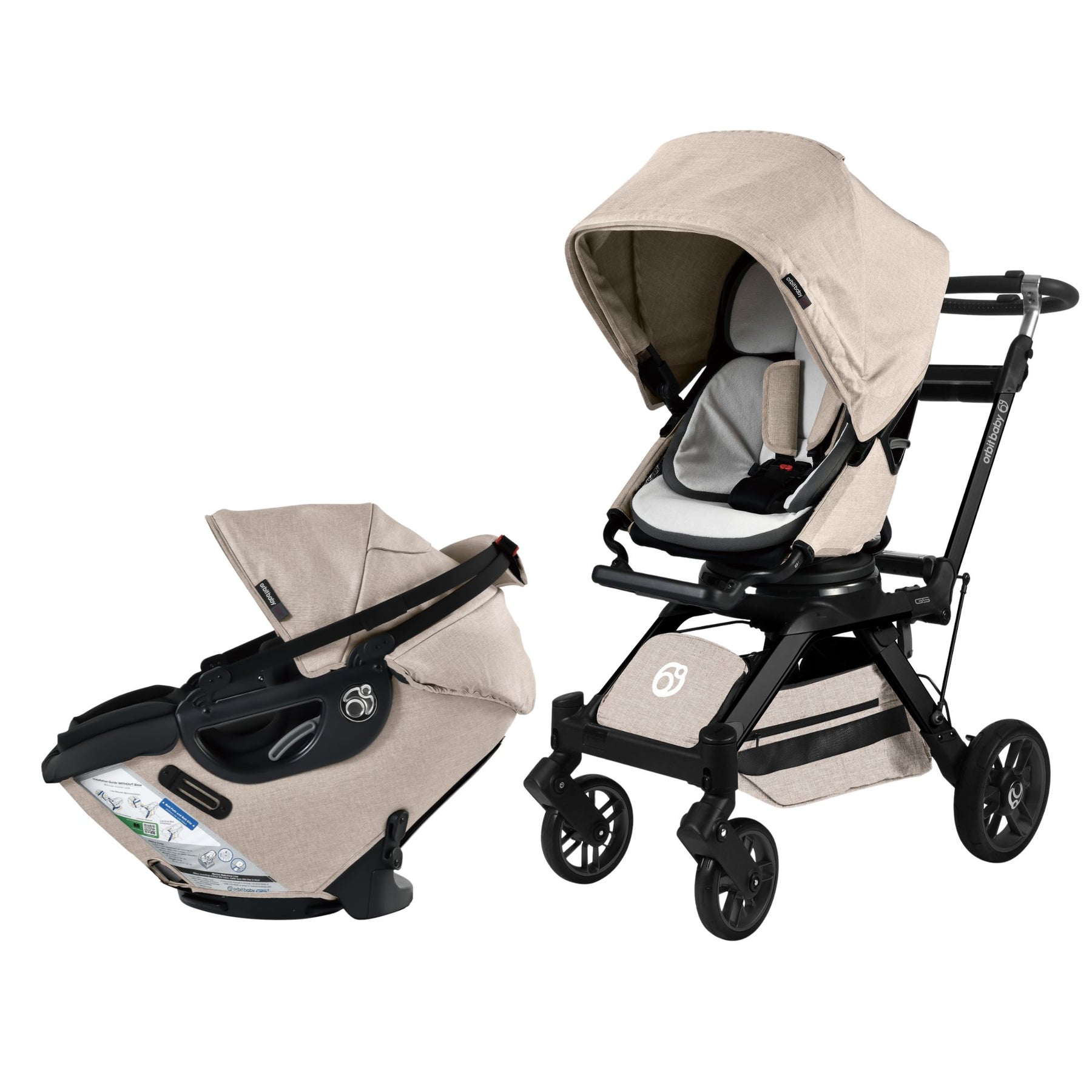 Orbit Baby Stroll & Ride Travel System - Stroller & Carseat Combo