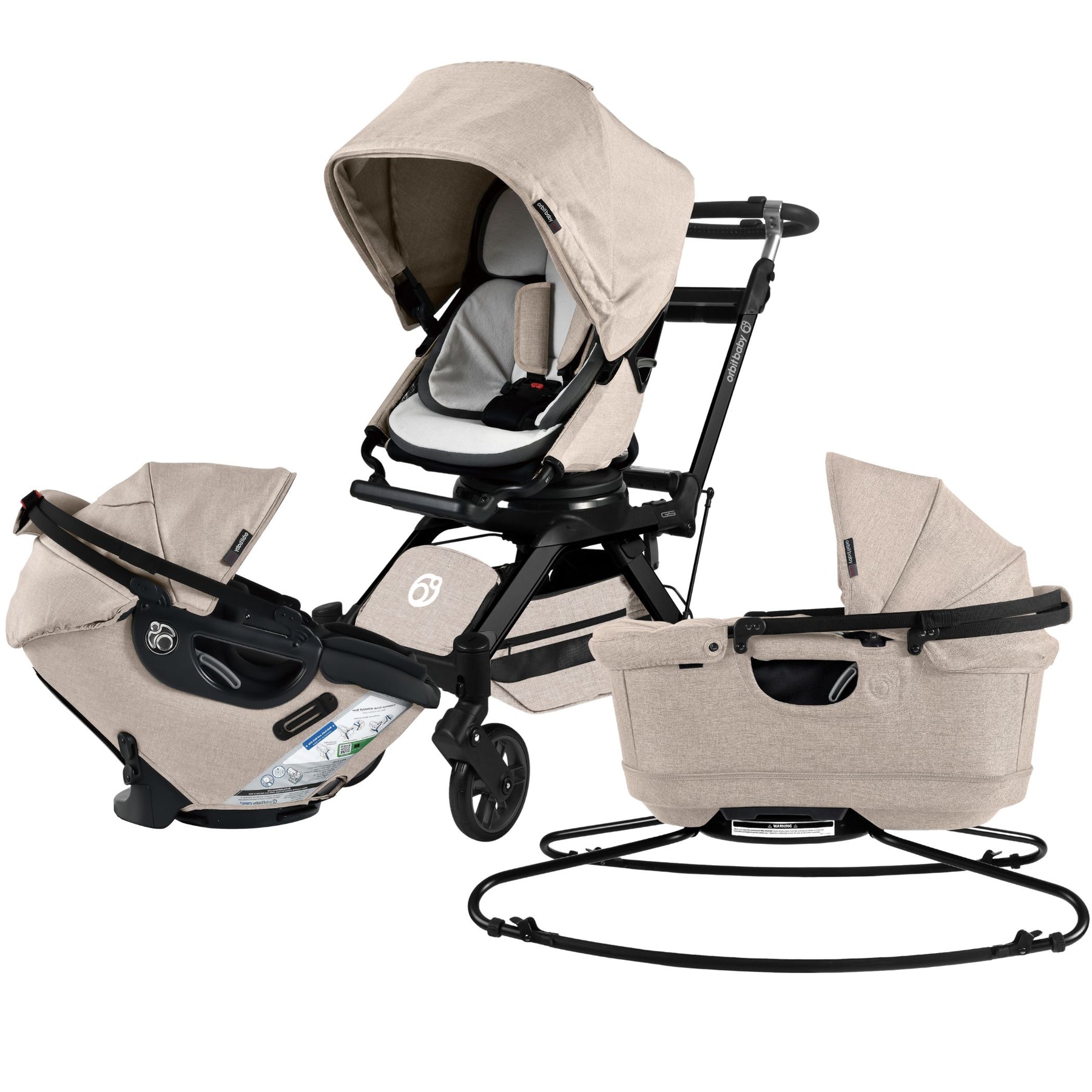 Orbit Baby Stroll, Sleep, & Ride Travel System - Stroller, Car Seat ...