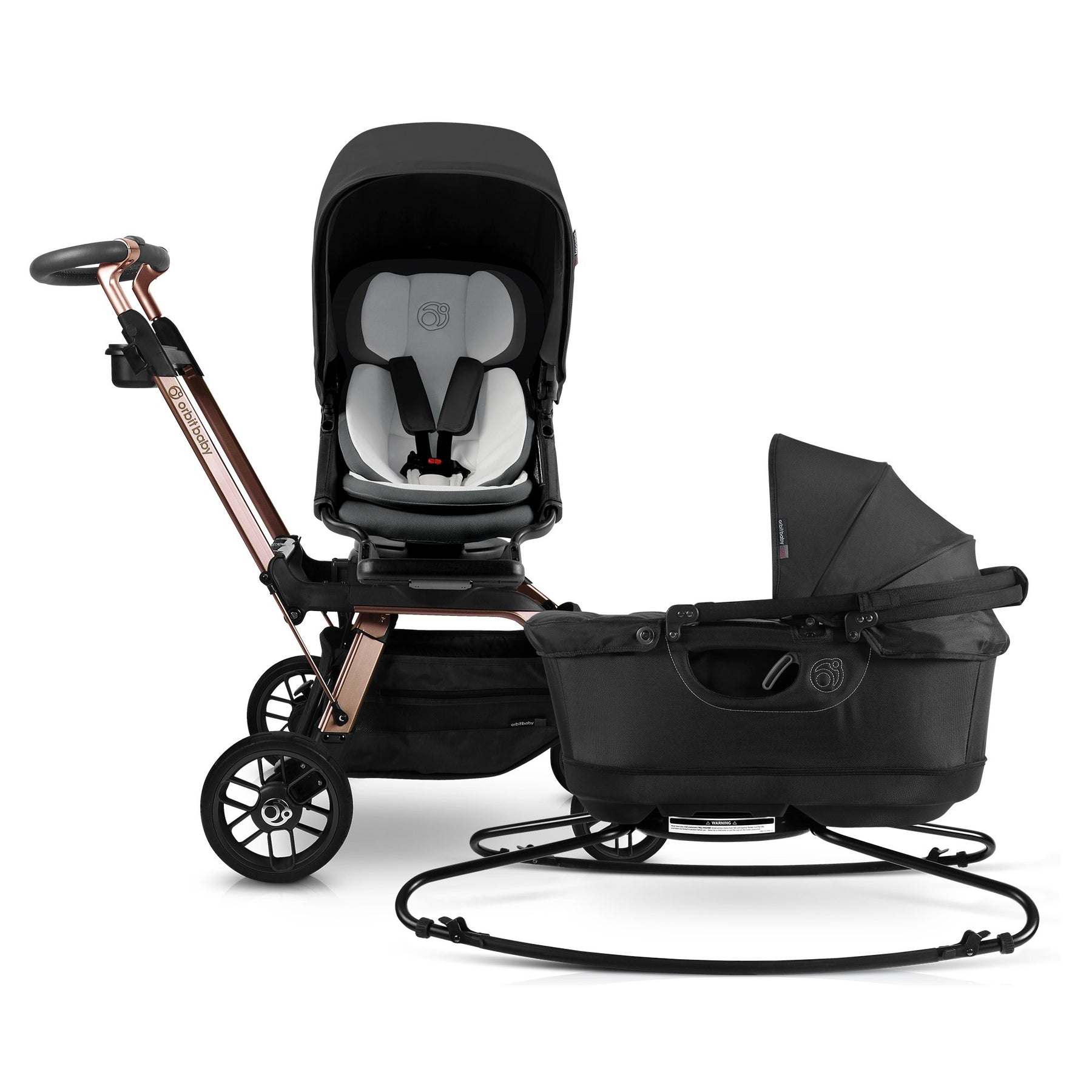 Orbit Baby Stroll & Sleep Travel System - Stroller & Bassinet Combo