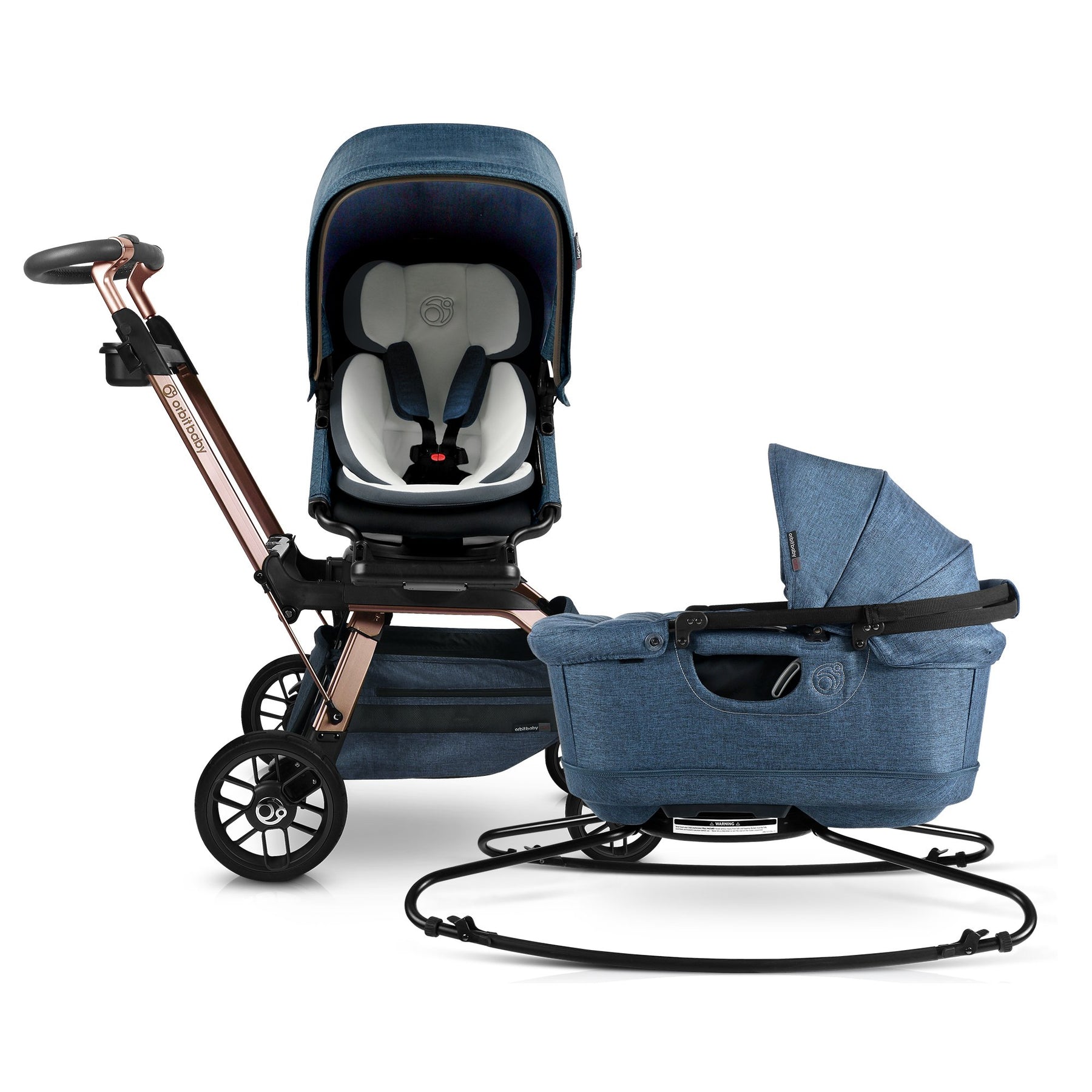 Orbit Baby Stroll & Sleep Travel System - Stroller & Bassinet Combo