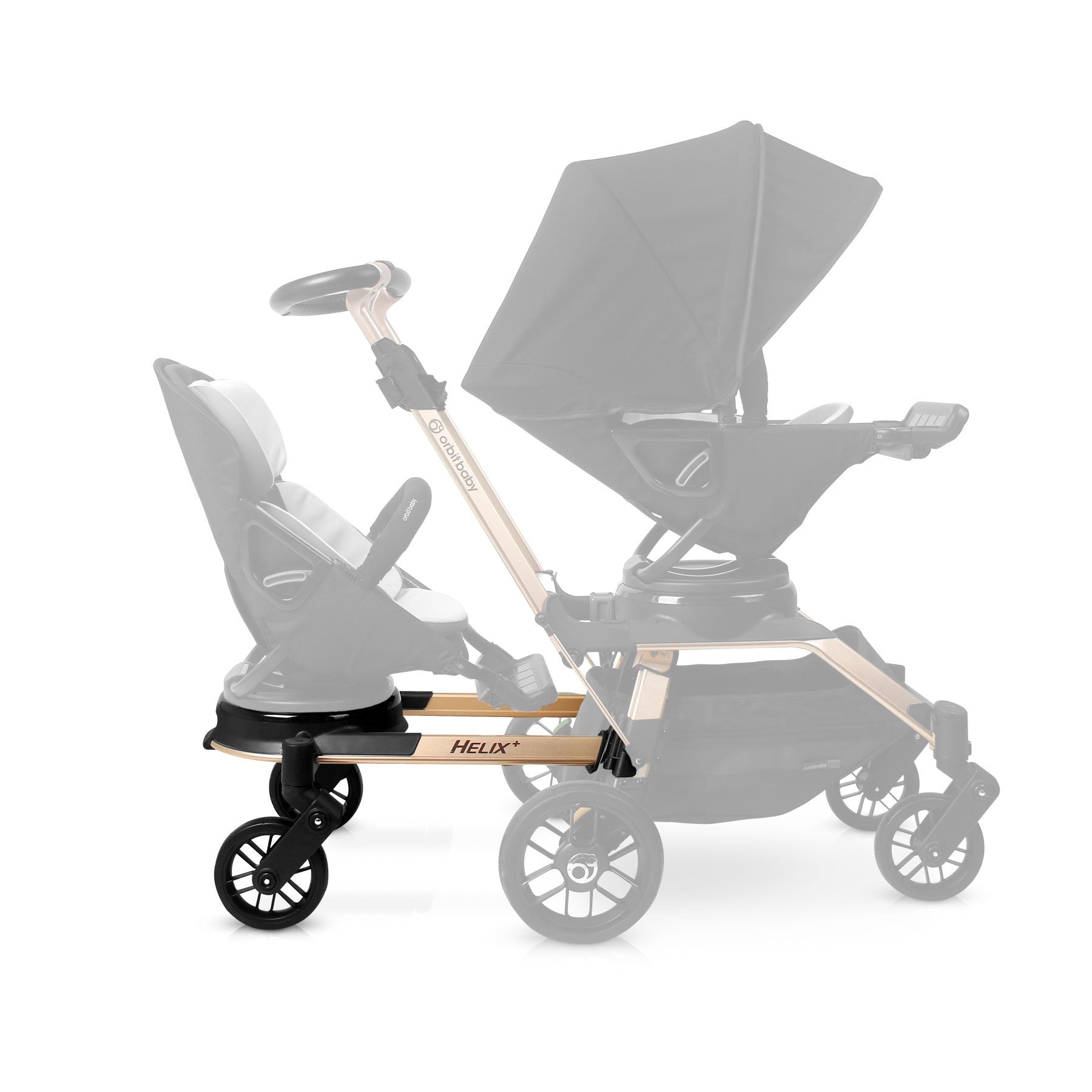 Helix+ Double Stroller Attachment – Orbit Baby