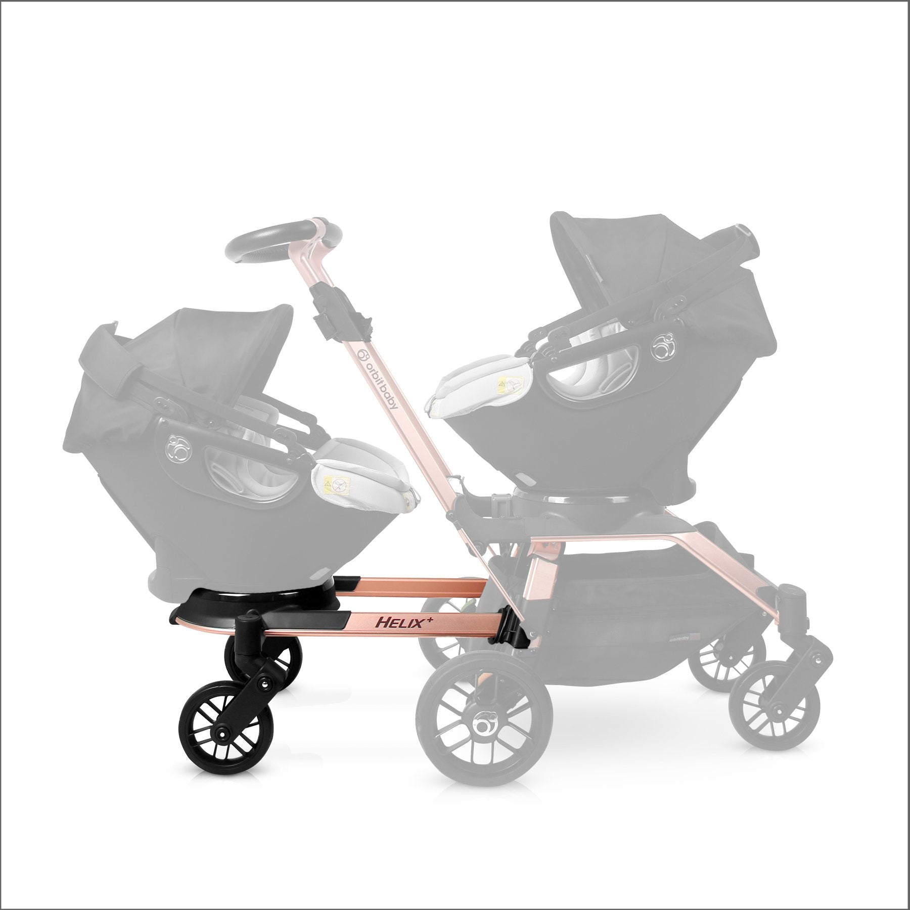 Helix+ Double Stroller Attachment – Orbit Baby